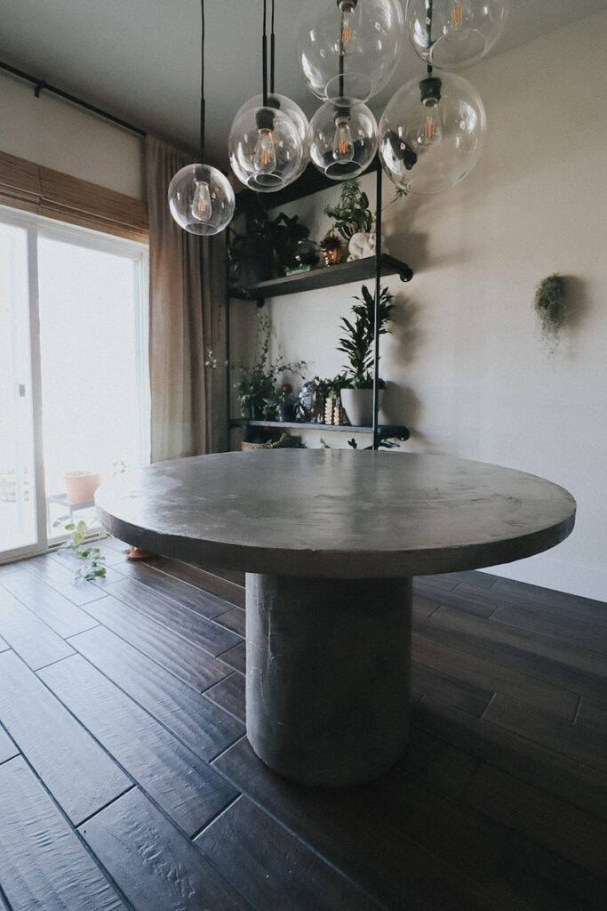 DIY Concrete Table using a Thrifted Find - Tutorial